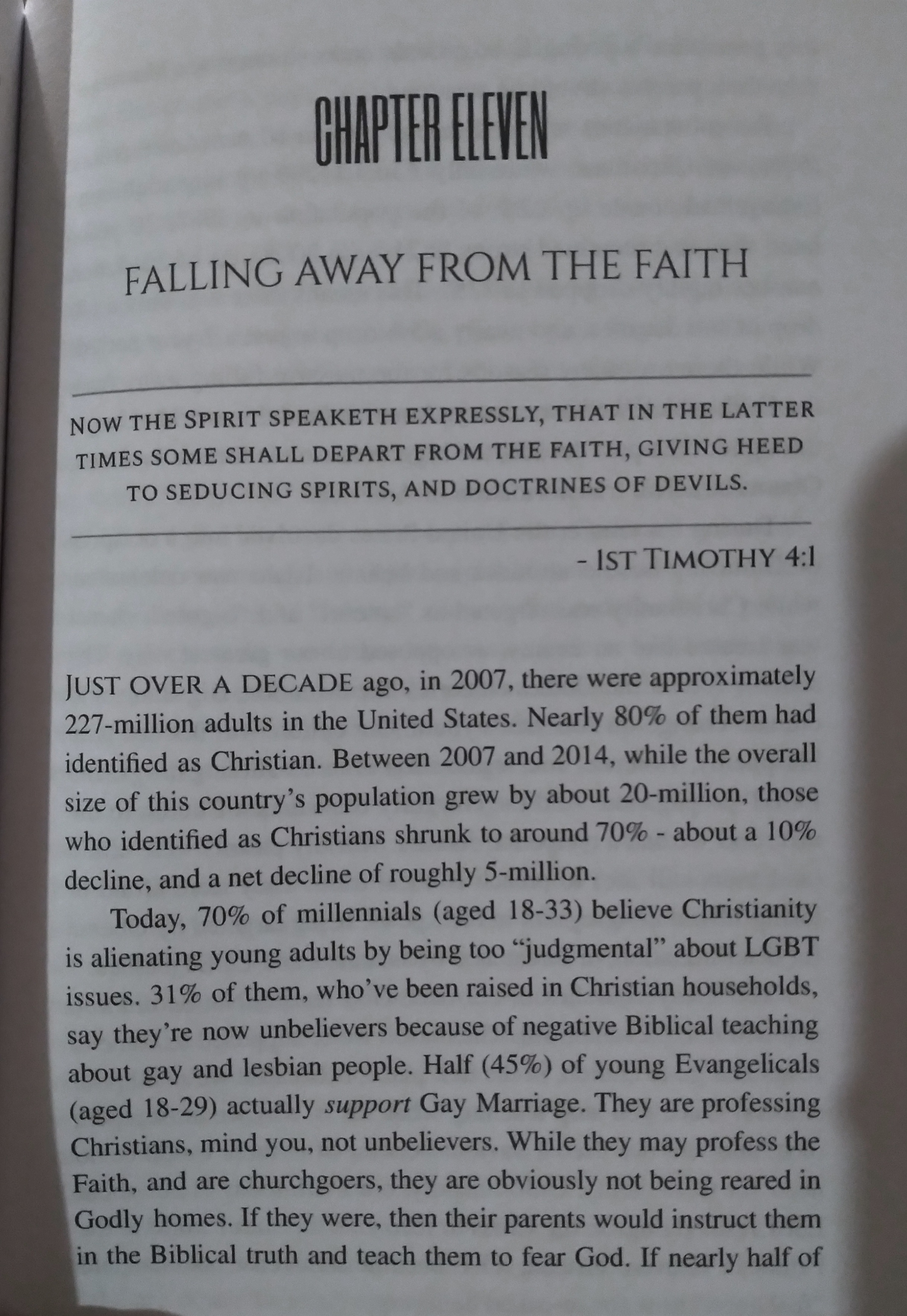 THE SIGNS OF OUR TIMES: Falling Away From the Faith – BIBLICALSIGNS.COM