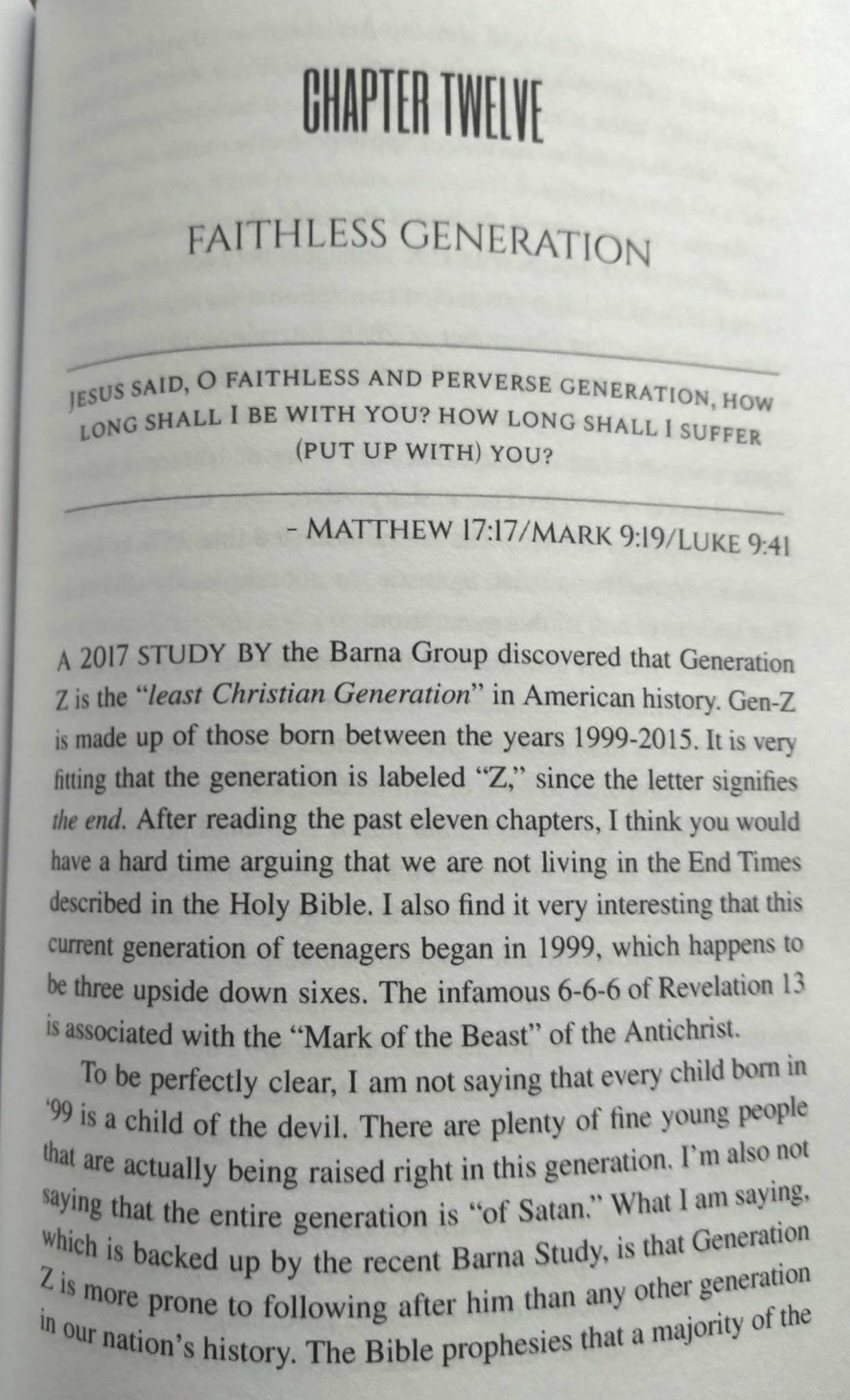 THE SIGNS OF OUR TIMES: Faithless Generation – BIBLICALSIGNS.COM